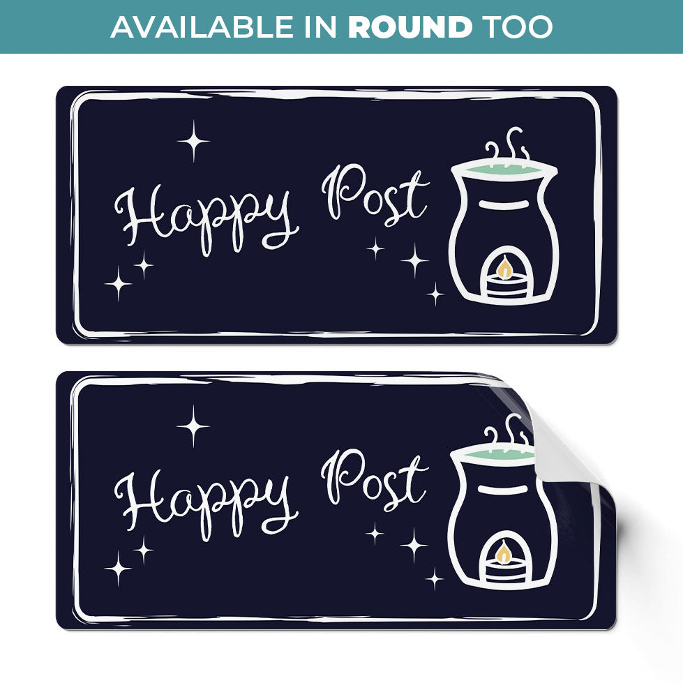 24 x Happy Post Stickers - Crafty Dark – Craft HQ